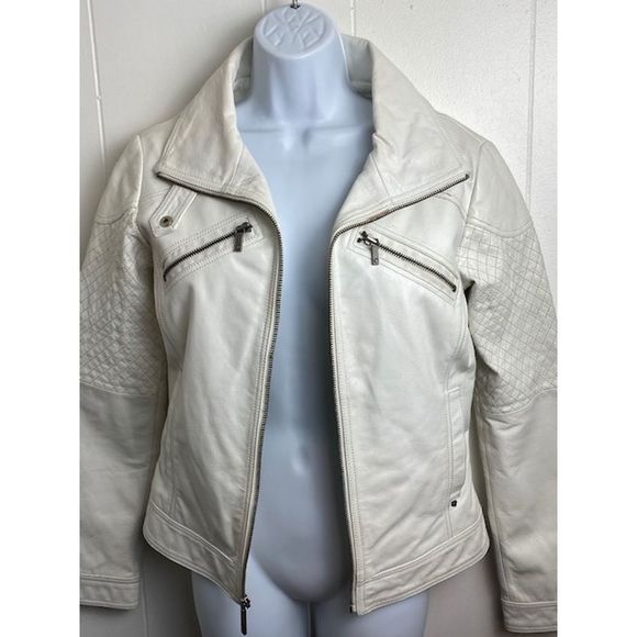 Black Rivet | Jackets & Coats | Leather Biker Jacket | Poshmark